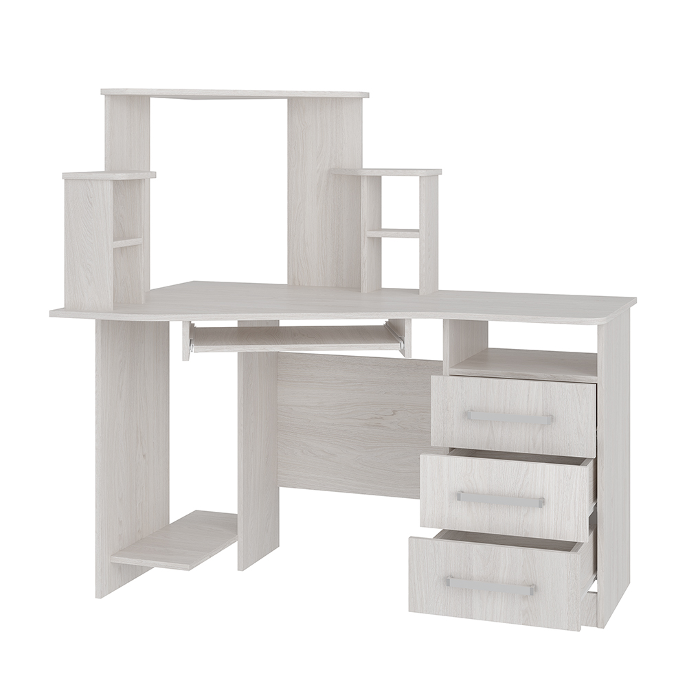 Стол компьютерный Каспер ясень белый